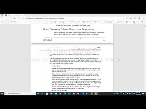 OCR, OLR and Voting Files Oracle 19c