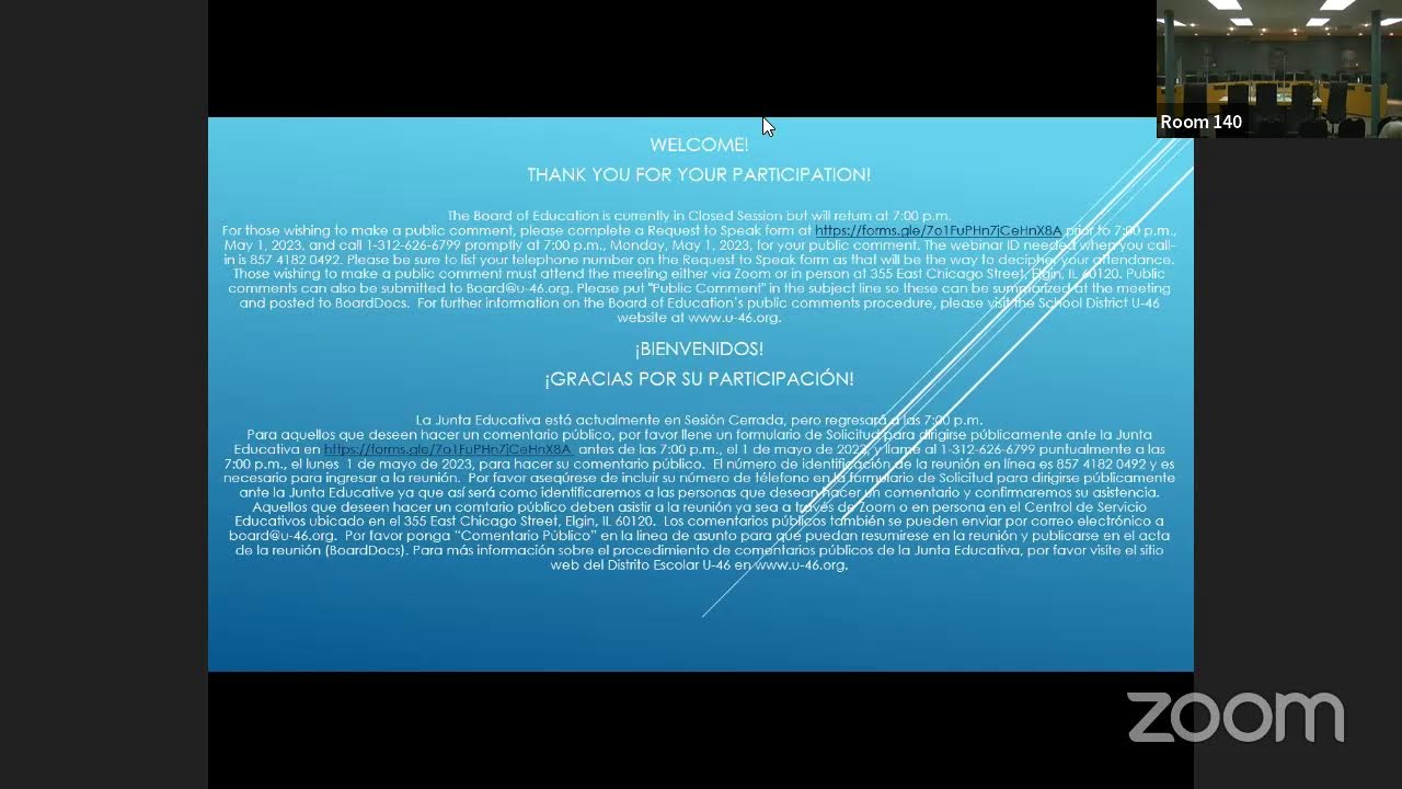 Board Meeting - May 1, 2023