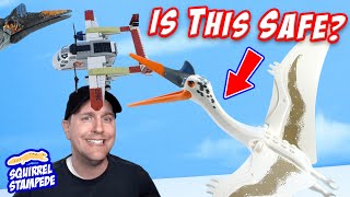 Jurassic World Dominion Quetzalcoatlus Midnight Oiler Plane Ambush LEGO Review