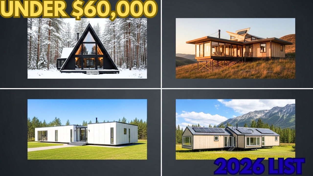 2026 Top 10 Minimalist Prefab Homes You Can Actually Buy for $60,000 or Less