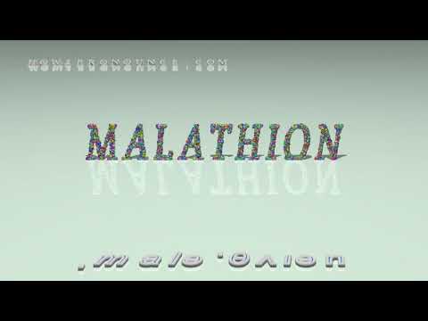 malathion - pronunciation