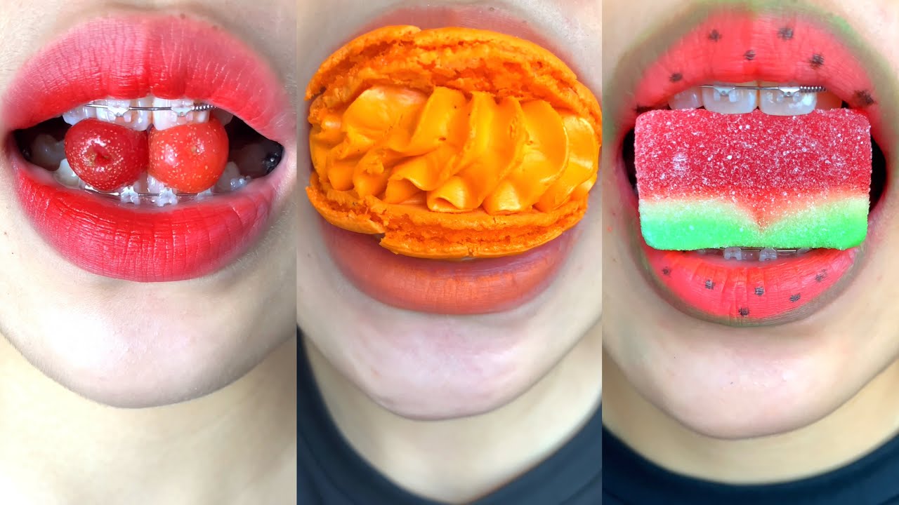 asmr 20FOOD eating sounds