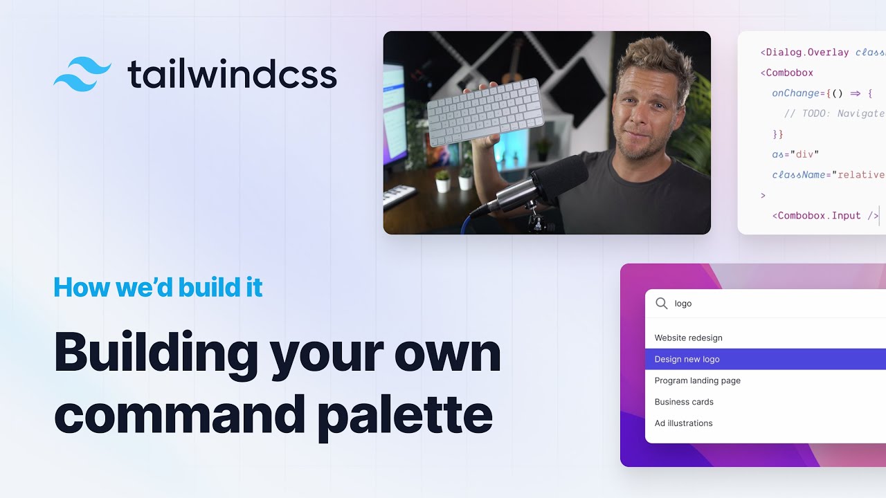 Building a command palette with Tailwind CSS, React, and Headless UI