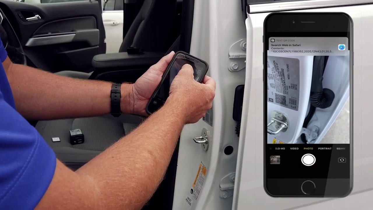 How to Find Chevrolet GMC Cadillac Vehicle RPO Codes Using a QR Code Scanner - Fast & Easy!