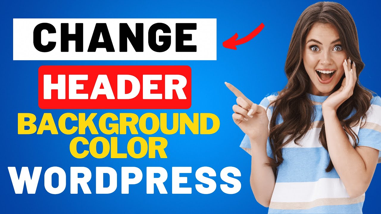 How To Change Header Background Color In WordPress 2026 🔥 - (FAST & Easy!)