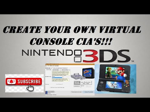 How to create CIA Virtual Console Games on the Nintendo 3DS!
