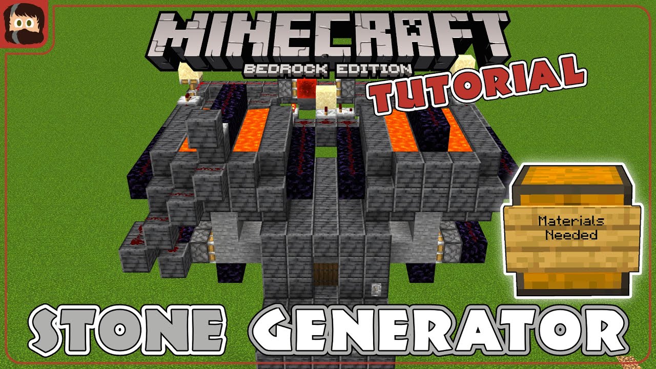 FAST Stone Generator Farm Tutorial | 28000+ Stone/Hour For Minecraft Bedrock 1.19