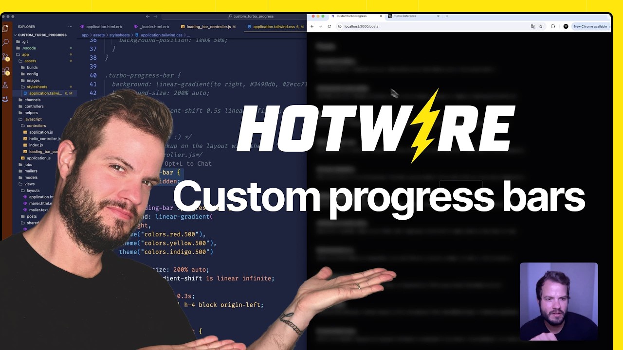 Custom progress bars with Rails and Hotwire