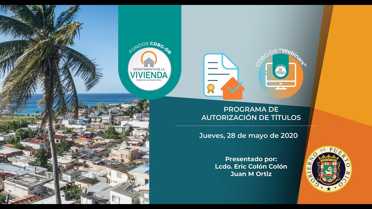 Title Clearance Program - CDBG-DR/MIT Recovery Funds