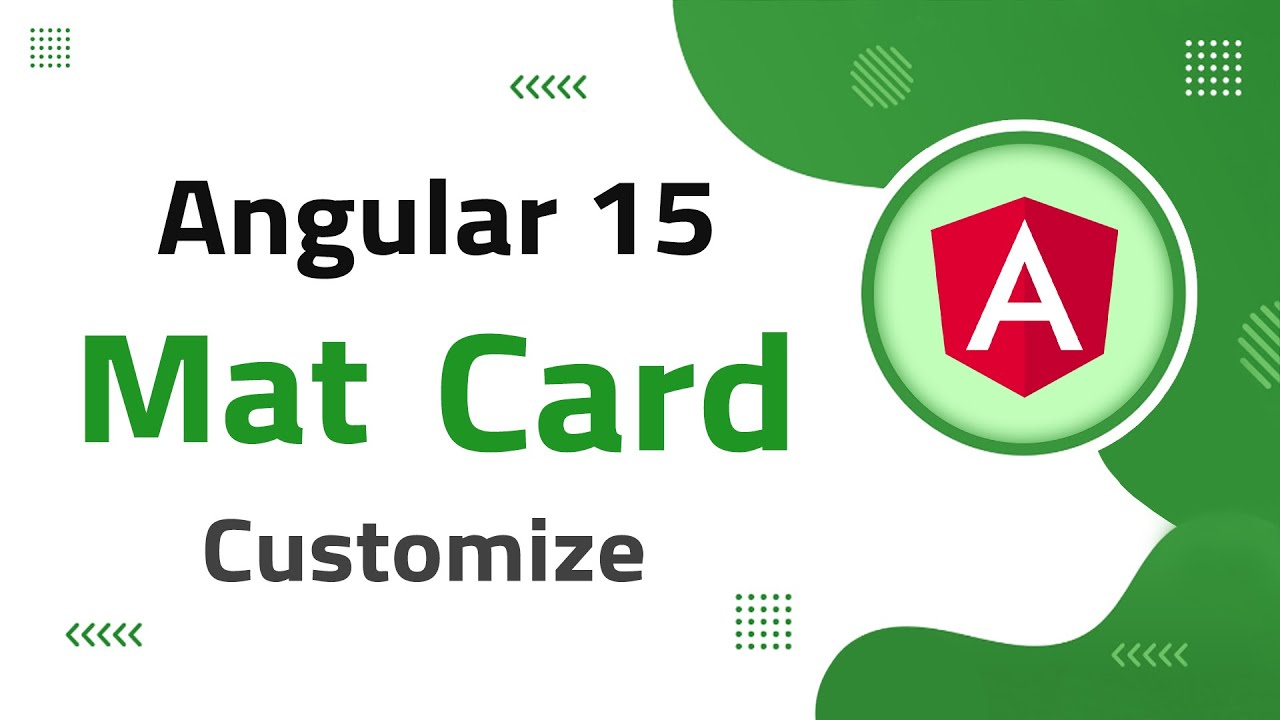5) Mat Card Customization Magic in Angular 15 | angular material | angular 15 tutorial