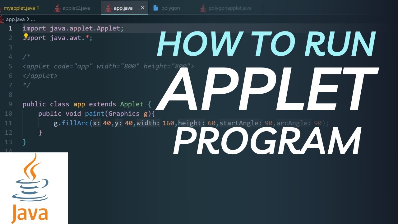 HOW TO RUN APPLET PROGRAM IN JAVA | DRAW RECTANGLE IN APPLET  | VUZZARE