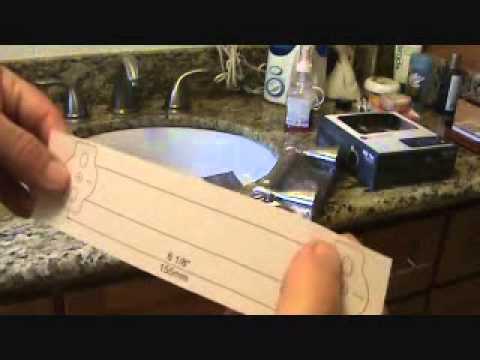 How to install a toilet paper holder...Part 1
