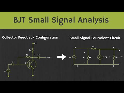 BJT- Small Signal Analysis: Collector Feedback Configuration (with ...