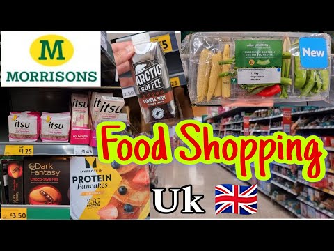 Morrisons Supermarket Tour - British Grocery Shopping Vlog