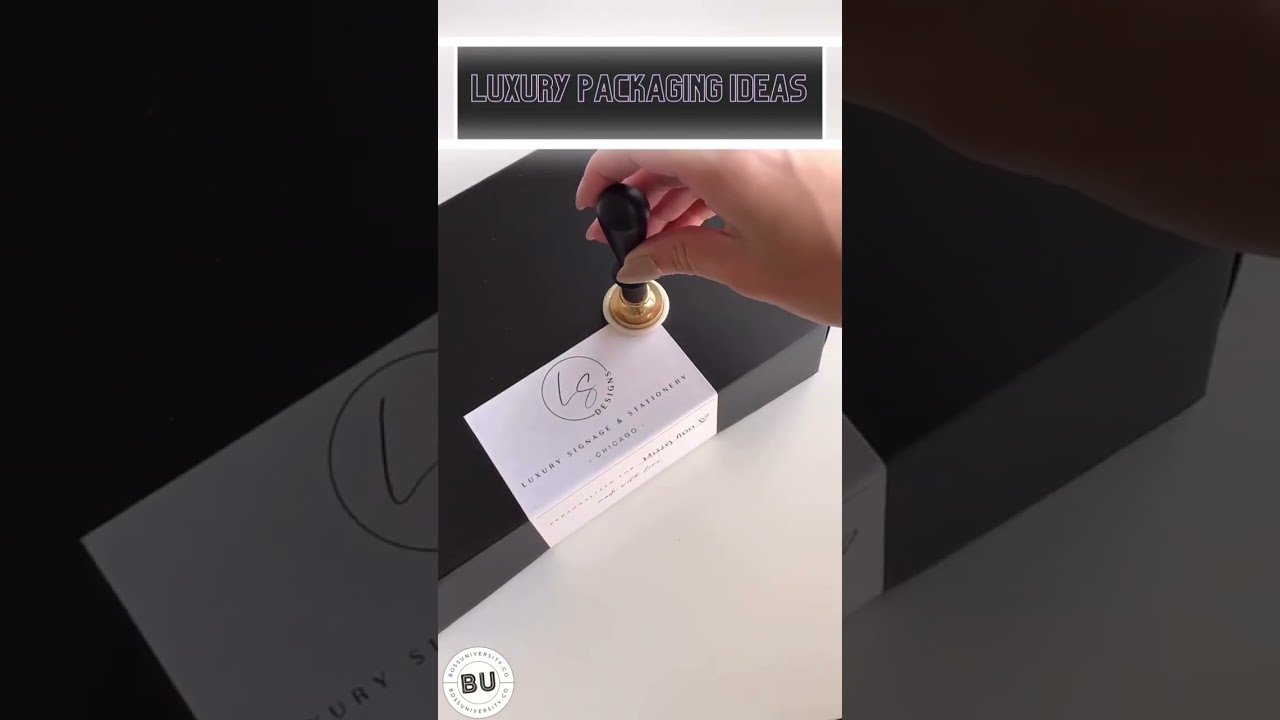 Luxury Packaging for your small business #productpackaging #smallbusinesstips
