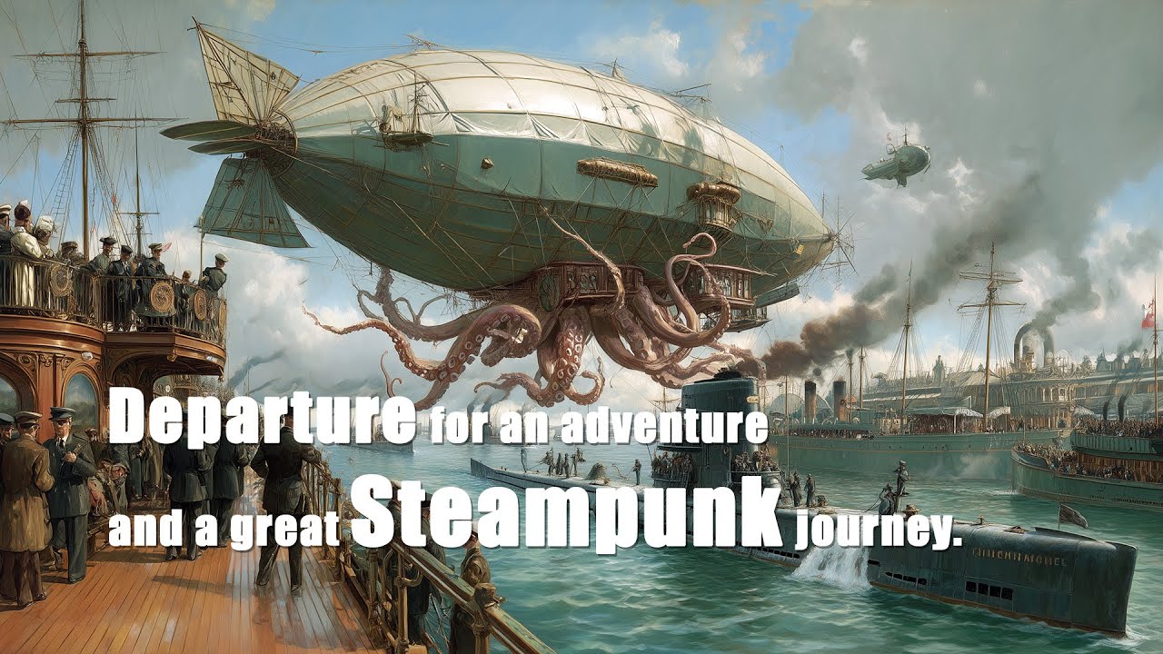 Departure for an adventure and a great Steampunk journey.