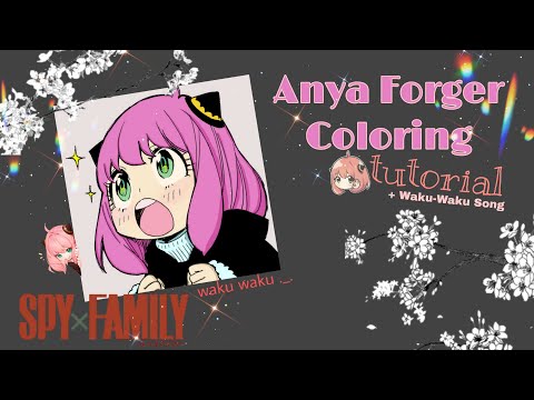Anya Forger | SpyxFamily | Coloring Pages | Anime