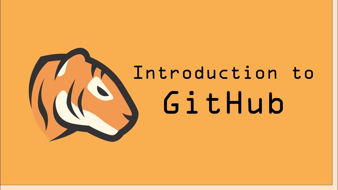 TigerTalks 2019: Intro to GitHub