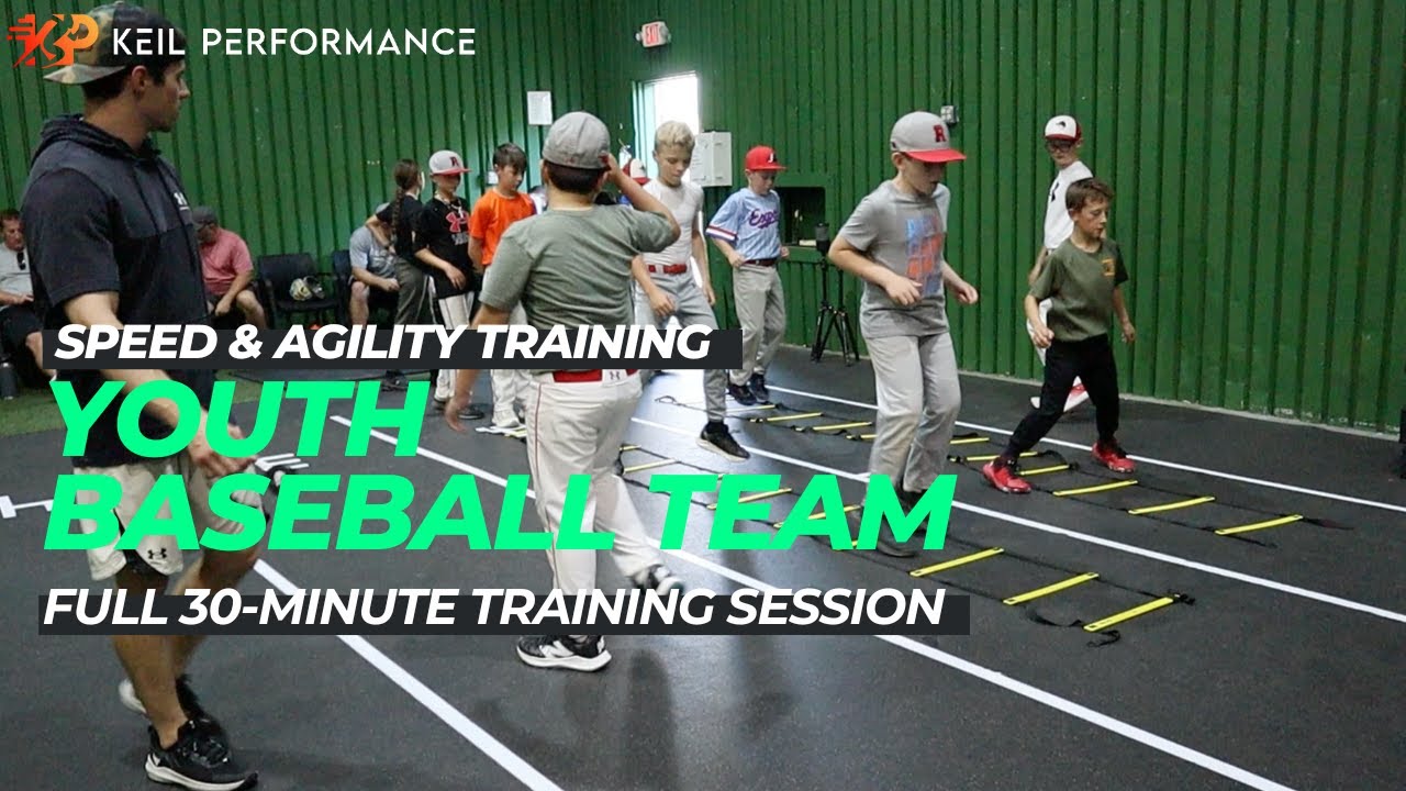 10U Baseball Speed and Agility Training Session