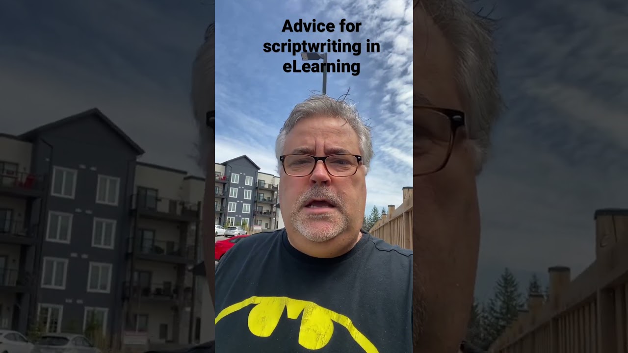 Advice for scriptwriting for eLearning.