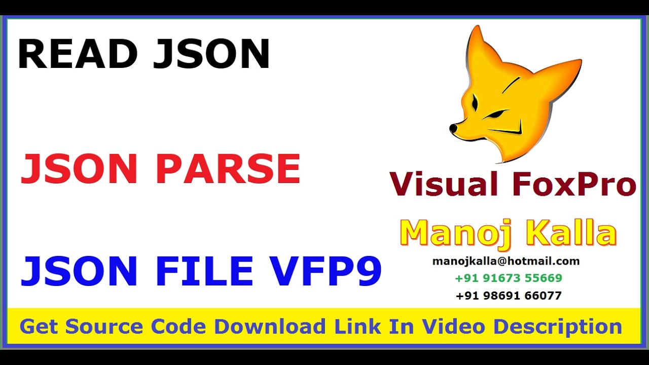 Visual FoxPro 9 JSON Read Example | Parse JSON in VFP Easily | How to Parse JSON Data in VFP9