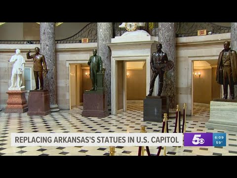 Gov. Hutchinson Gives Update on Daisy Bates, Johnny Cash Statues in U.S. Capitol