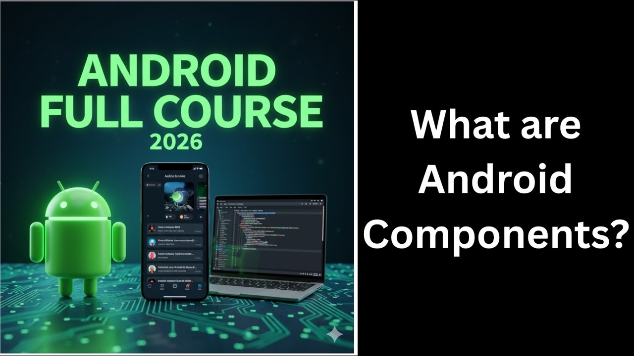 What are Android Components? |  Android Development Course (147)