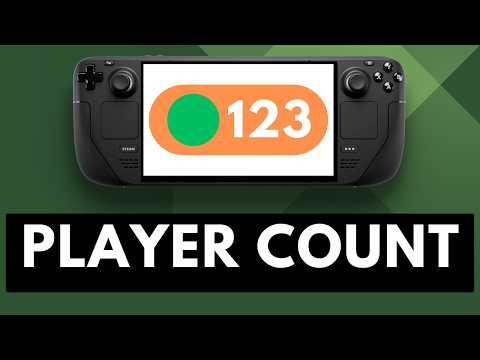 PlayCount is a Steam Deck Plugin to Display Active Player Numbers of a Game