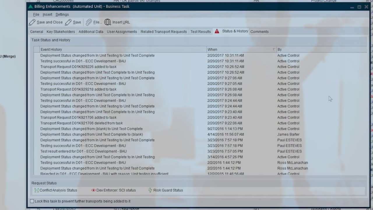 ActiveControl: Audit Reporting