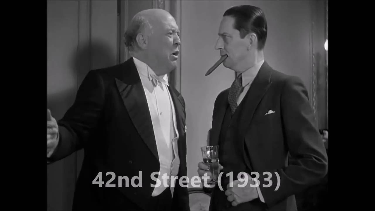 42nd Street (1933) Pre~code , Guy Kibbee. scene