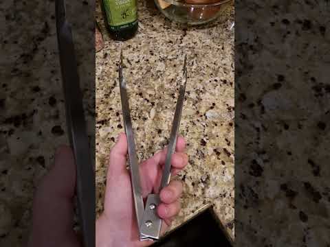 How To Wide Open Kitchen Tongs ** IMPORTANT **