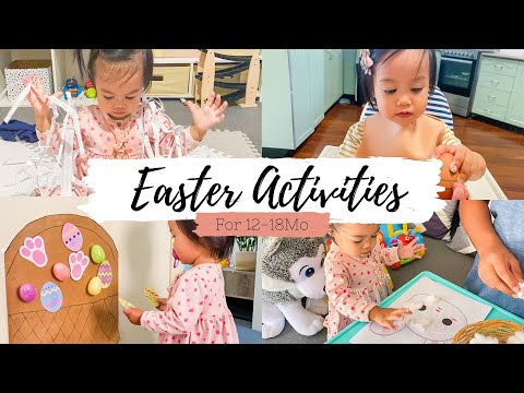 10 Easter Activities for 12-18Mo (DIY + FREE Printables) | Filipino Fam in Australia