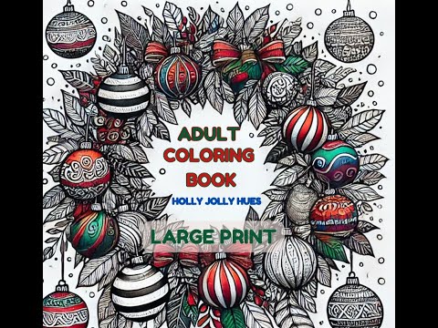 Winter Wonderland Coloring (with sample colored in pages)
