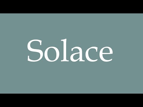 How to Pronounce ''Solace'' Correctly in French