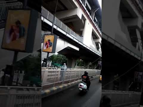 Begumpet metro station ! Amazing view from flyover ..🤩