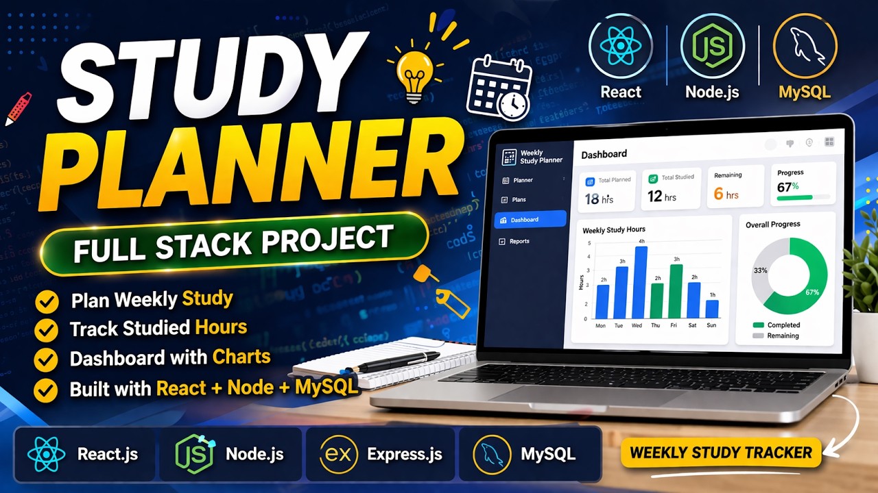I Built a Study Planner App (React + Node.js + MySQL)