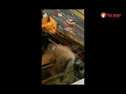 Dislodged pipe causes leak at Siglap Link construction site, PUB investigating