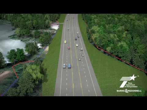 FM 2206 Widening Fly-through