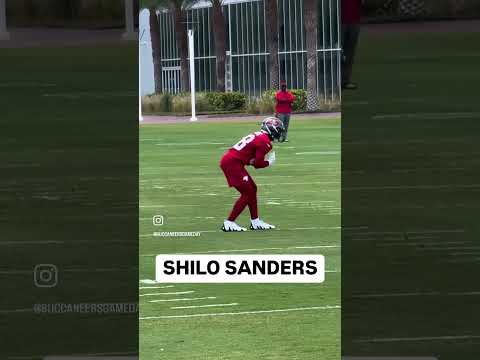 Shilo Sanders FIRST PRACTICE AT TAMPA BAY BUCCANEERS