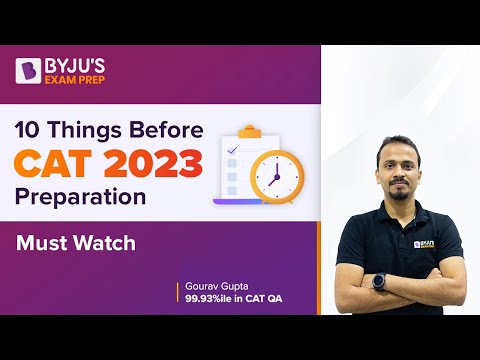 10 Things to Know Before CAT 2023 Preparation | CAT 2023 #catexamstrategy