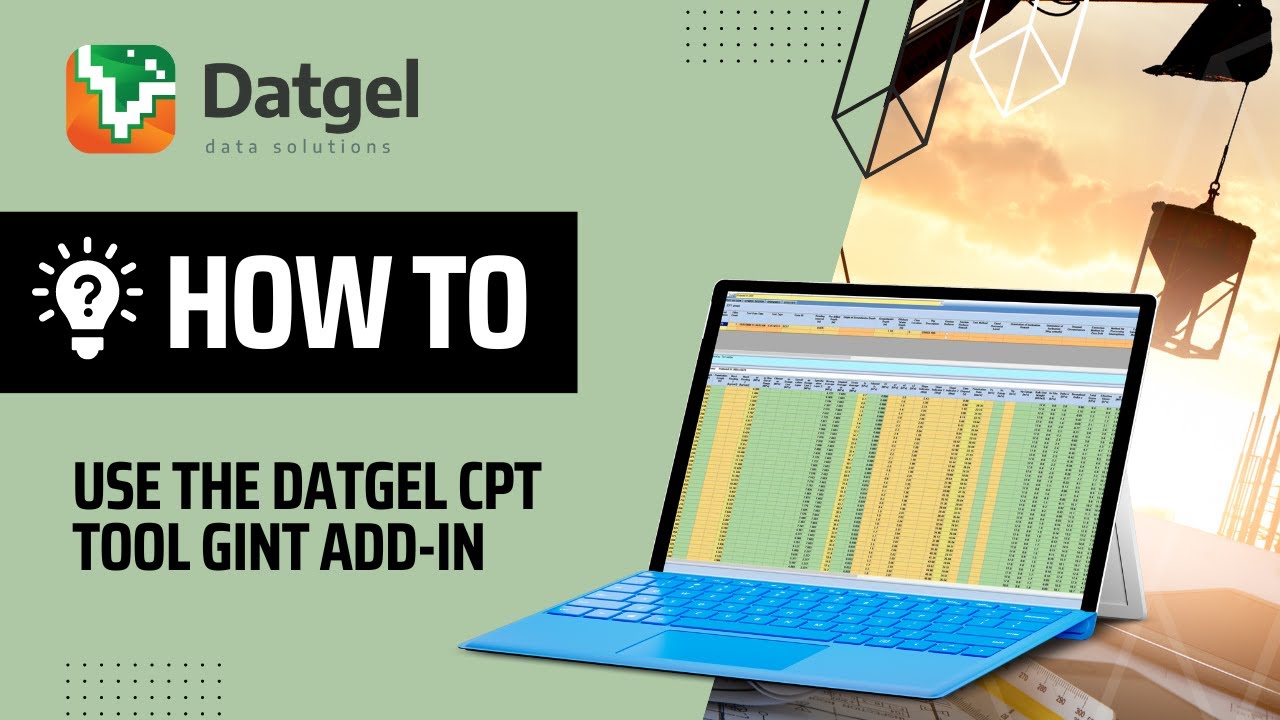 Using the Datgel CPT Tool gINT Add-In 1 Hour Training