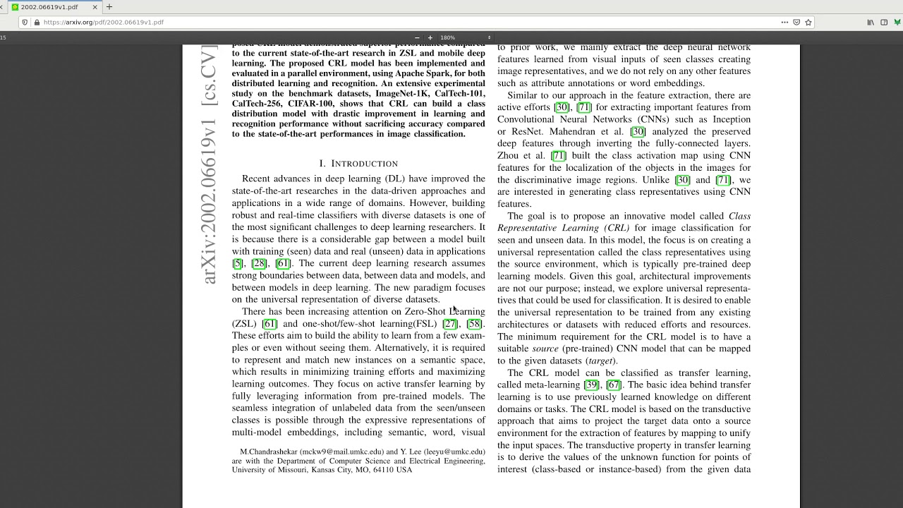 CRL: Class Representative Learning for Image Classification (reading papers)