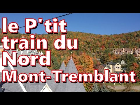 Le P'tit train du Nord Trail Ride - Mont Tremblant - Autumn Leaves in Full Colour - Montreal Quebec