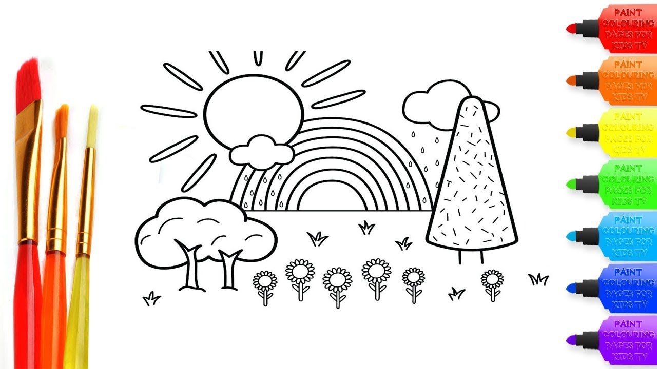 Coloring Books for Kids | summer-fun| Creative Coloring Pages for Children and Drawing