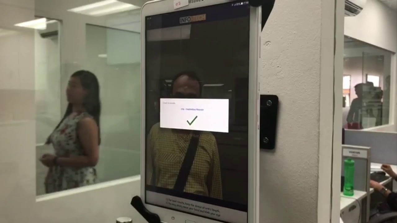Mobile Attendance App  with Face Recognition - Tablet version