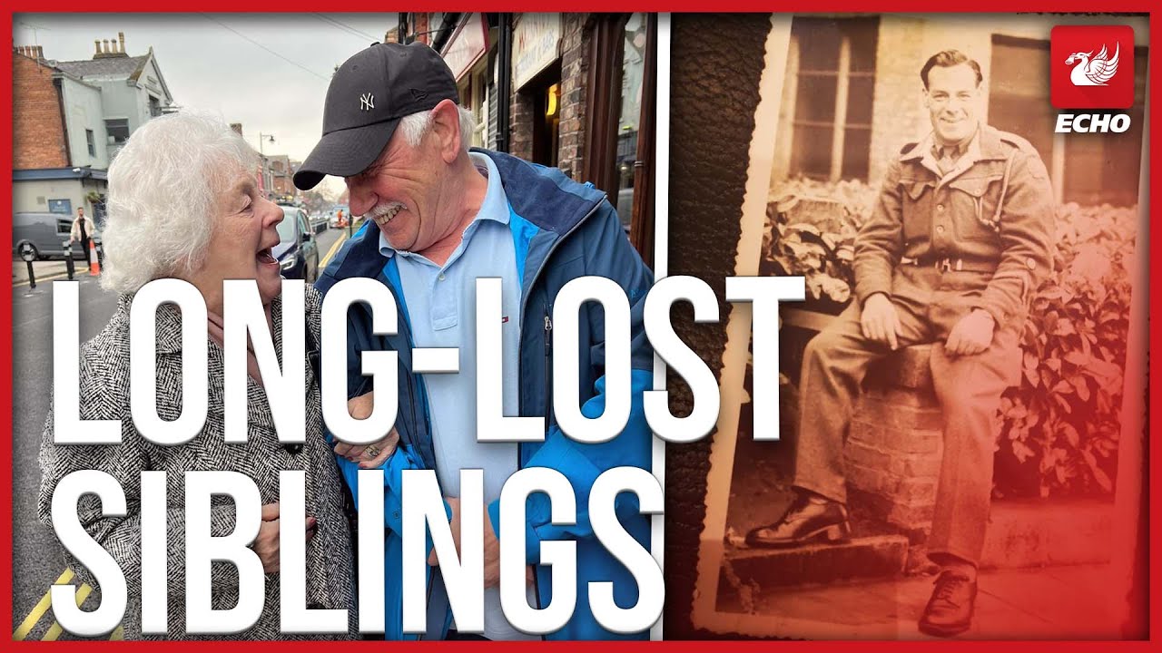 A 75 year old man meets his sister for the first time