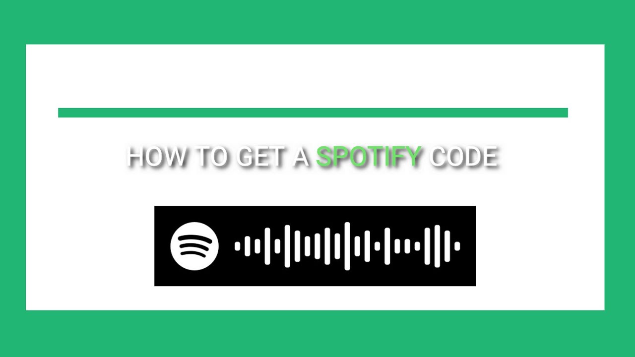 HOW TO GET SPOTIFY CODE