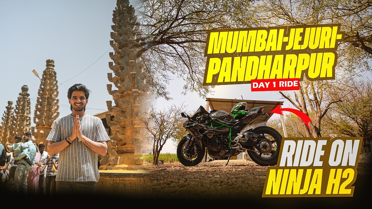 Mumbai To Jejuri - Pandharpur On Ninja H2