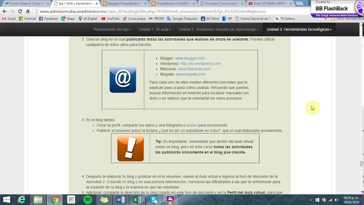 Actividad 3  CREANDO MI BLOG