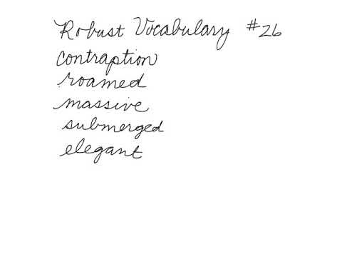 Robust Vocabulary #26